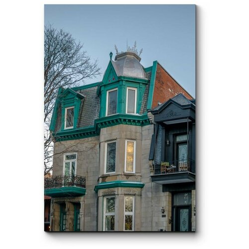 Модульная картина Красочные Викторианские дома50x75