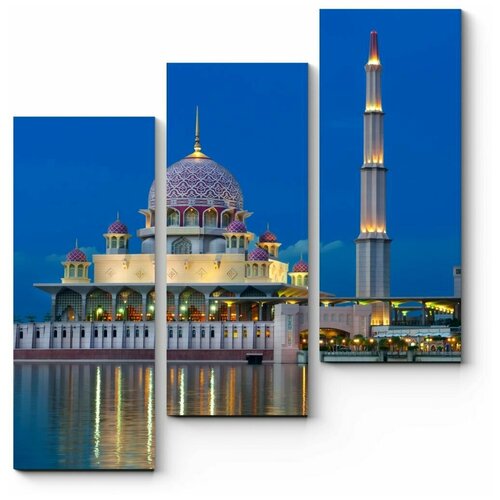 Модульная картина Сияющая мечеть, Куала-Лумпур100x107