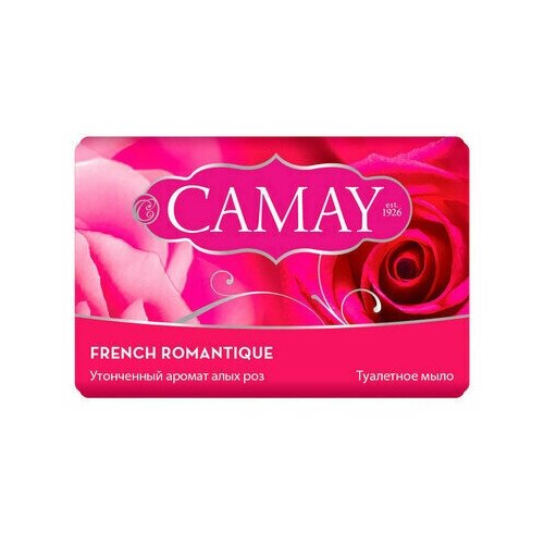 Мыло Camay 85г утонченный аромат алых роз-5 шт.