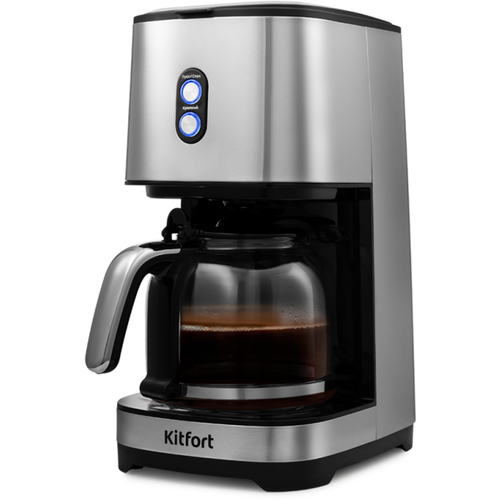 Капельная кофеварка Kitfort ,40 минут поддержание температуры, настройка крепости кофе
