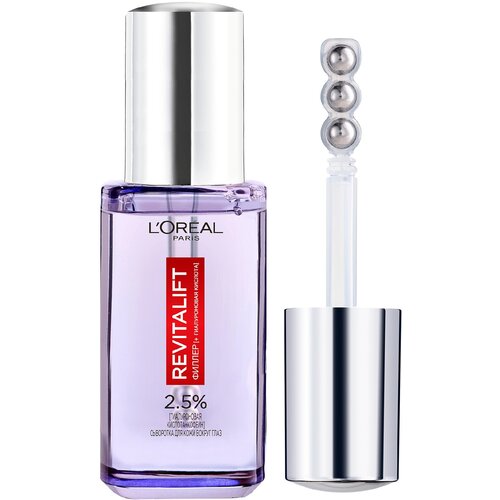 Сыворотка для кожи вокруг глаз с гиалуроновой кислотой и кофеином L'Oreal Paris Revitalift Filler + Hyaluronic Acid