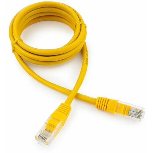 Набор из 3 штук Патч-корд UTP Cablexpert PP12-1.5M/Y категория 5e, 1,5 м, литой, многожильный, желтый