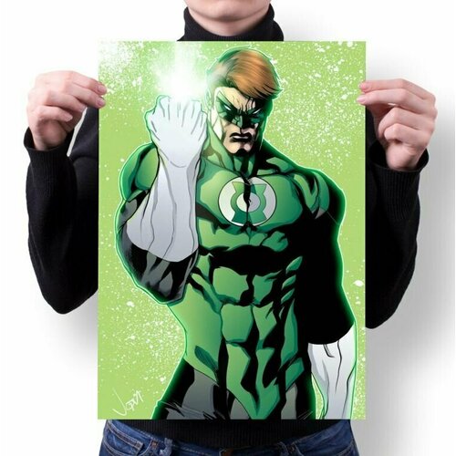 Плакат Зелёный фонарь, Green Lantern №3