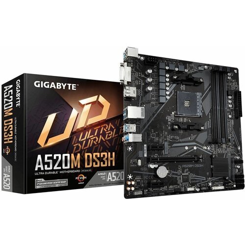 Материнская плата GigaByte A520M DS3H