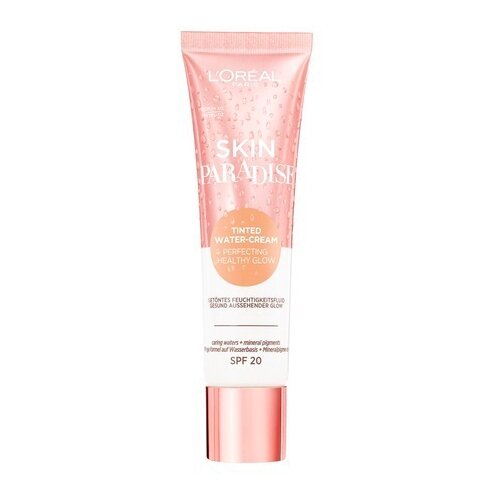 L'Oreal Paris Тональный флюид Skin Paradise, SPF 20, 30 мл, оттенок: 02 medium, 1 шт.