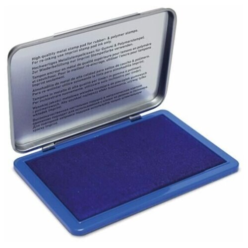 IDEAL 9071-M Офисная настольная штемпельная подушка (56 х 90 мм.), синяя