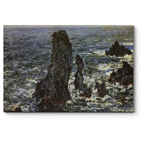 Модульная картина Скалы в Бель-Иль120x80