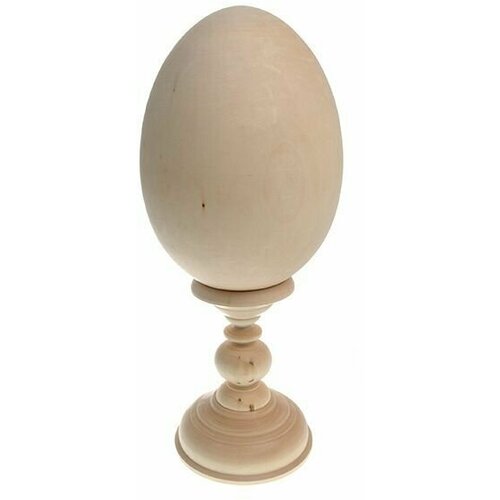 Яйцо деревянное с подставкой d 120/170 пасхальное. Татьянка