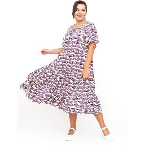 Платье Artessa, размер 60-62, фиолетовый