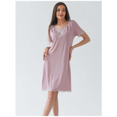 Сорочка Текстильный Край, размер 54, розовый
