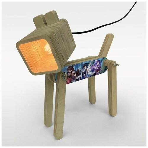 Настольная лампа светильник "Собака" модель Игра Геншин - 571