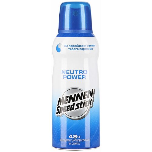 Дезодорант мужской, Mennen Speed Stick, Neutro Power New, спрей, 150 мл