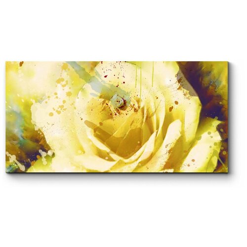 Модульная картина Прекрасный цветок розы 100x50