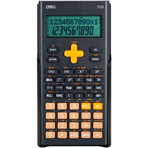 Калькулятор Deli E1720-BLACK