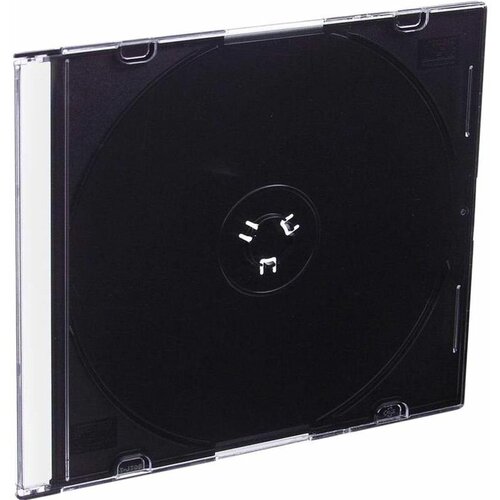 Бокс CMC для CD/DVD пластиковый Slim Case черный (200 шт. в уп) (CDB-sl)