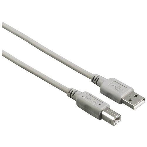 Кабель USB Hama H-200900, USB A(m) (прямой) - USB B(m) (прямой) (00200900)