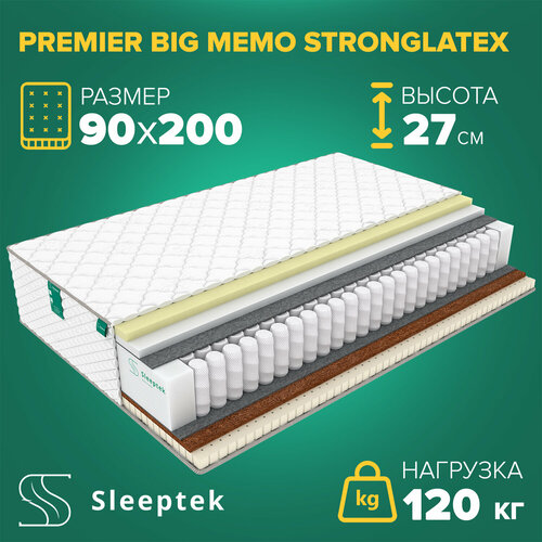 Матрас Sleeptek PremierBIG Memo StrongLatex 90х200