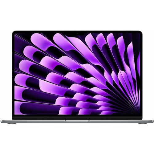 Apple Ноутбук Apple MacBook Air 15 2024 (M3 8-Core, GPU 10-Core, 8GB, 512GB) (8 ГБ, 512 ГБ, MRYN3, Серый Космос)