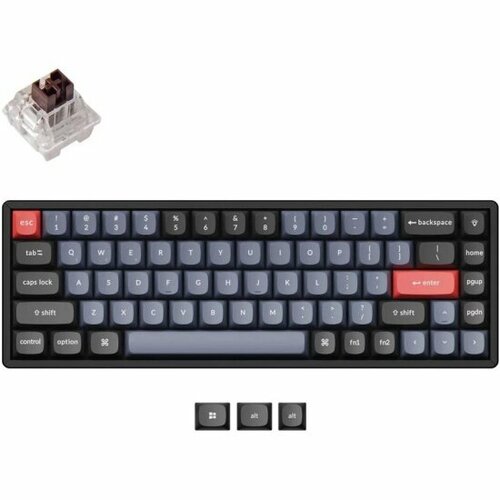 Клавиатура беспроводная Keychron K6 Pro ( K pro Brown Switch) черный (K6P-J3)