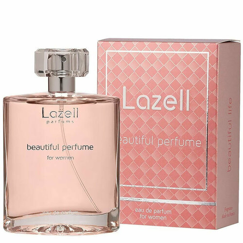 Lazell Парфюмерная вода для женщин Beautiful Perfume фруктовый, цветочный, спрей 100 мл в футляре