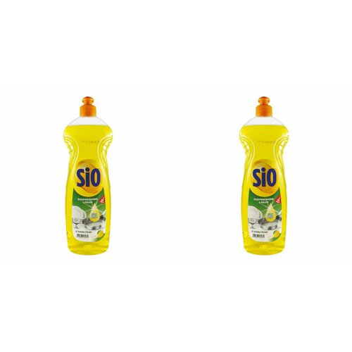 SIO DISHWASHING LIQUID средство для посуды,"Лимон", 750мл,2 шт