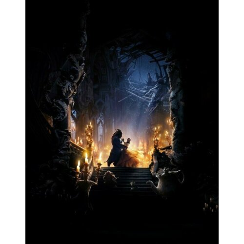 Плакат, постер на бумаге Красавица и чудовище (Beauty and the Beast), Билл Кондон. Размер 42 х 60 см