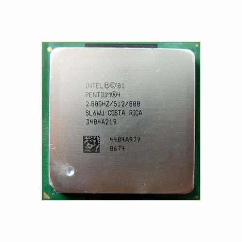 Процессор сокет 478 Intel Pentium-4 2,8/512/800 SL6WJ, oem