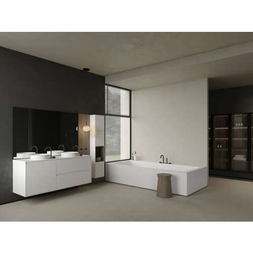 Тумба подвесная под 2 раковины 120 см. Vivomobili GRIGIO EFESO