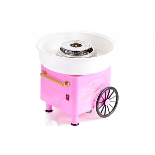 Аппарат для приготовления сладкой ваты, аппарат для сладкой ваты домашний, сахарная вата, Аппарат для приготовления сахарной ваты, розовый