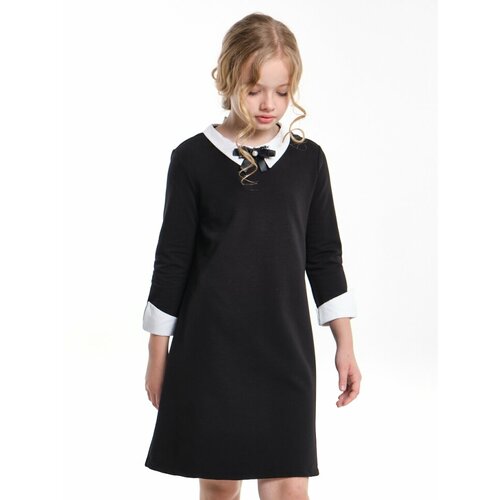 Школьное платье Mini Maxi, размер 140, черный