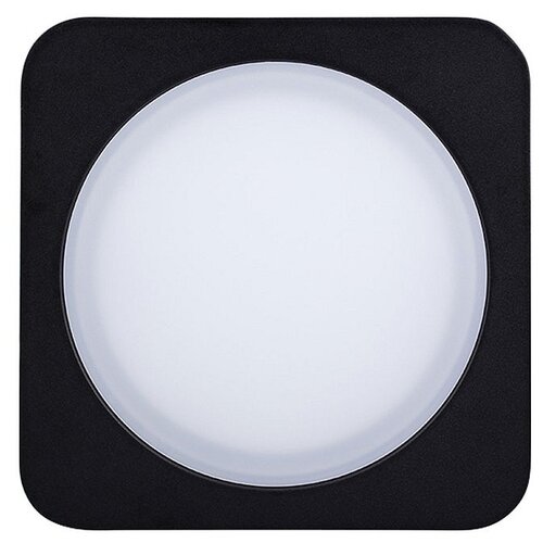 Светодиодная панель Arlight LTD-96x96SOL-BK-10W Day White, LED, 10 Вт, нейтральный белый, цвет арматуры: черный, цвет плафона: черный