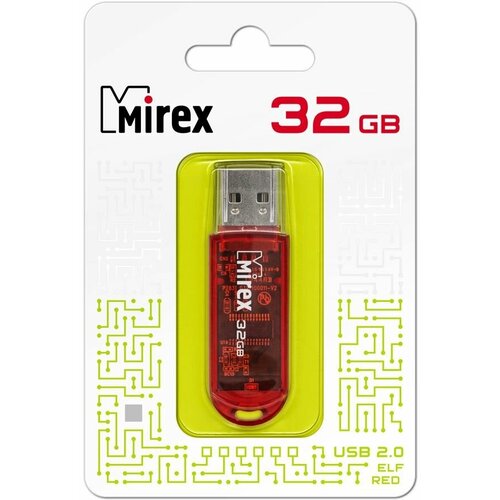 Флешка USB Flash Drive MIREX ELF RED 32GB