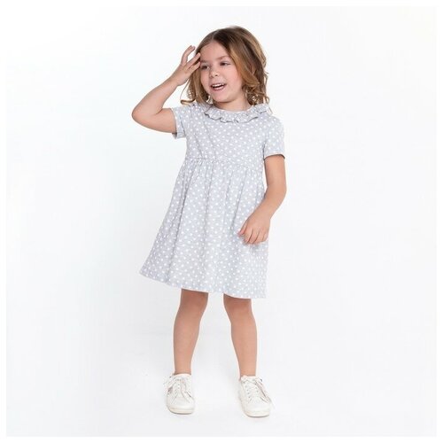 Ivashka Платье для девочки, цвет серый, рост 86-92 см