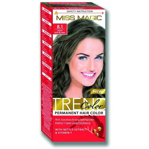 Trend Color краска для волос 8.1 русый пепельный