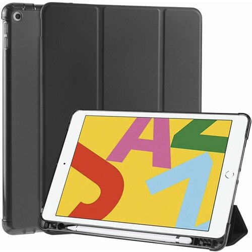 Чехол iPad 7 (2019) / 8 (2020) / 9 (2021) 10.2" с держателем для стилуса черный