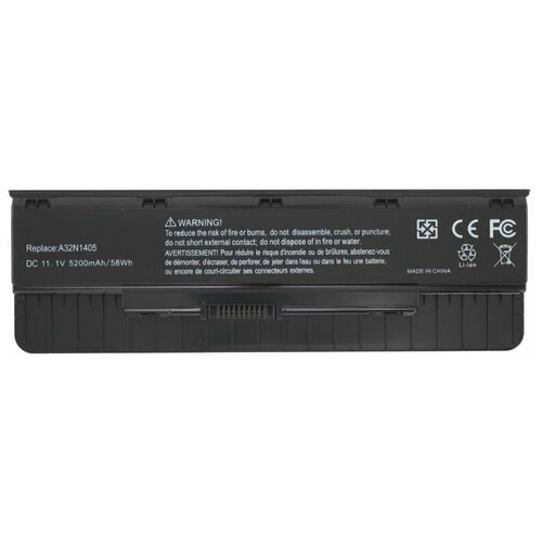 Аккумулятор (батарея) для ноутбука Asus ROG G551JX (A32N1405 11,1V 5200 mAh)