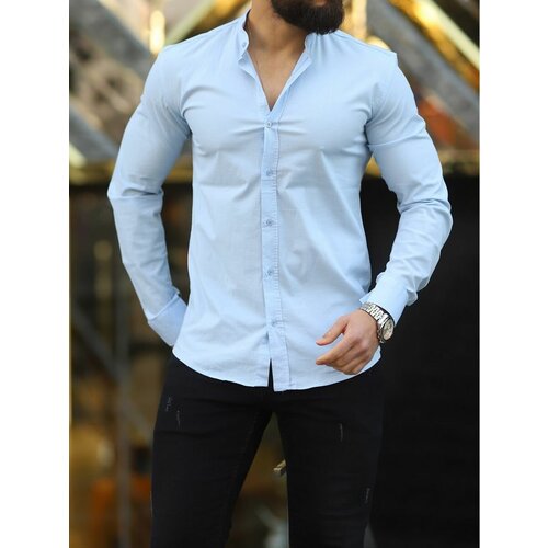 Рубашка SKOS Fashion, размер 7XL, голубой