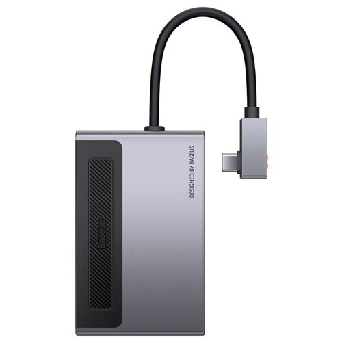 Хаб Baseus Magic Multifunctional Type-C HUB with a Retractable Clip Standard Edition Space Gray (CAHUB-DA0G)