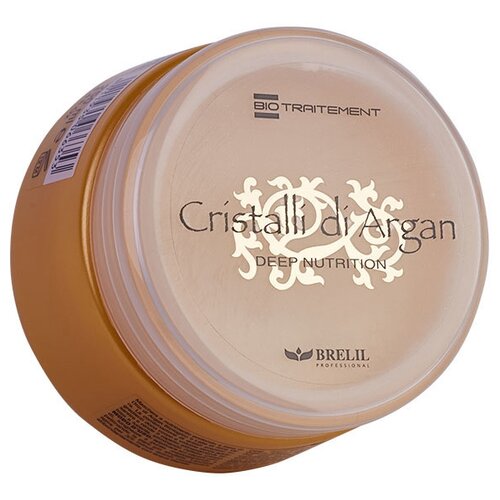 Brelil Professional BioTraitement Cristalli di Argan Маска для волос питательная с аргановым маслом и молочком алоэ вера, 250 мл