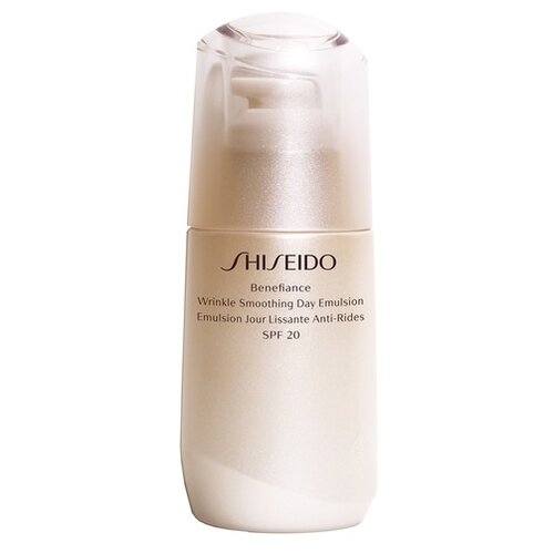 Shiseido Benefiance Wrinkle Smoothing Day Emulsion SPF20 Дневная эмульсия для лица разглаживающая морщины, 75 мл