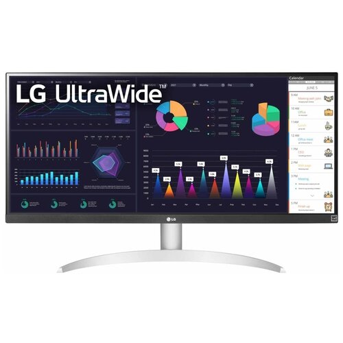 29" Монитор LG 29WQ600, 2560x1080, 100 Гц, IPS, серебристый