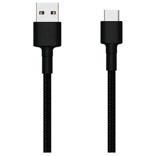 Кабель XIAOMI Mi Braided USB Type-C Cable, 1 м, черный (SJV4109GL)