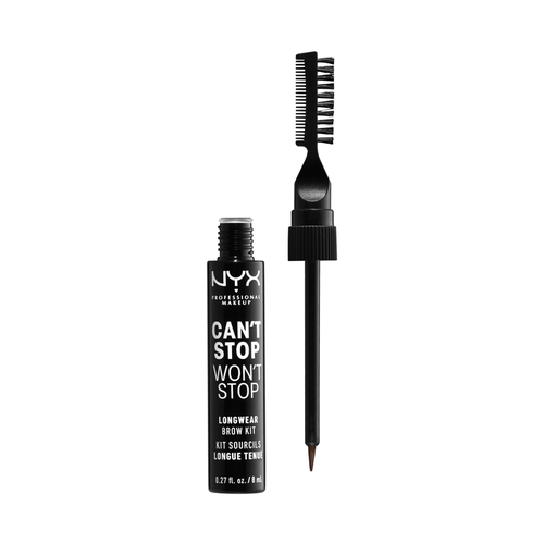 NYX professional makeup Тинт для бровей Can’t Stop Won’t Stop Longwear Brow Ink Kit, оттенок 06 Brunette