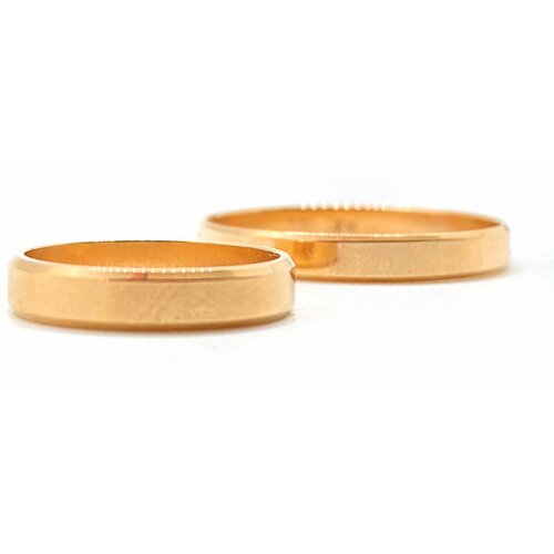 Кольцо обручальное Oriental, красное золото, 585 проба, размер 20.5
