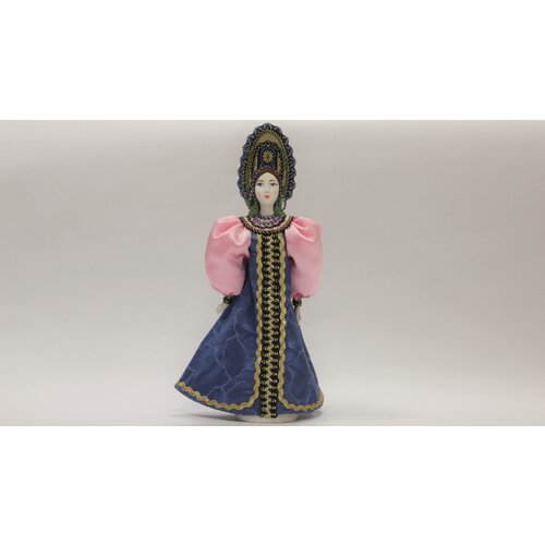 СПР.4 Кукла сувенир на статуэтки, Фарфоровая, Текстиль, СПБ