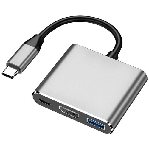 USB концентратор HUB Type-C - USB3.0 + HDMI + PD