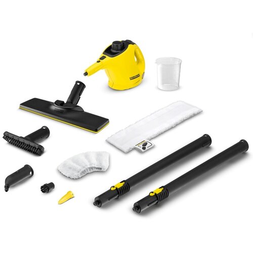 Пароочиститель KARCHER SC 1 EasyFix + Jet насадка 1.516-332-J, желтый/черный