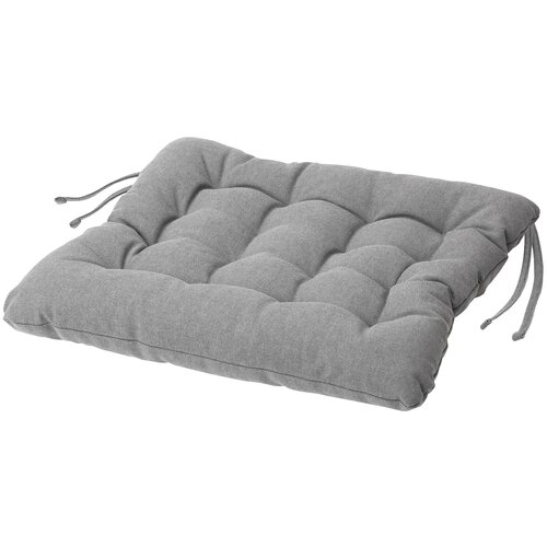Подушка на стул ИКЕА ВИППЭРТ, 38x38 см, серый