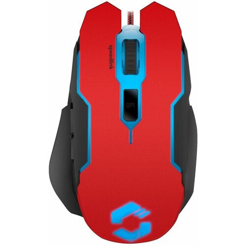 Мышь SPEEDLINK Contus Gaming, проводная, USB, красный и черный (SP9)
