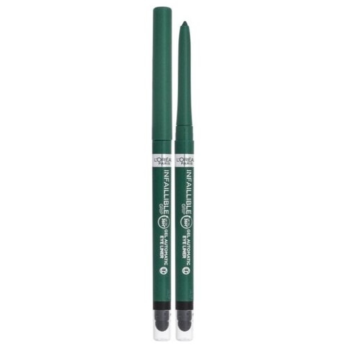 L'Oreal Paris Автоматический гелевый карандаш для глаз Infaillible Grip, оттенок Emerald